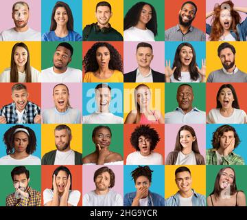 Collage of different kinds of people Stock Photo - Alamy