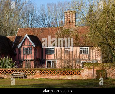 Monks Hall historic timber framed manor farmhouse, Syleham, Suffolk ...