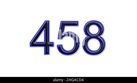 blue 2 number 3d effect white background Stock Photo - Alamy