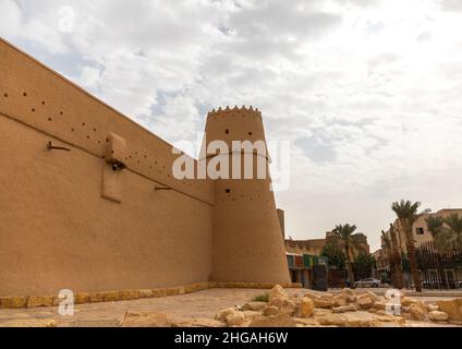 Musmak fort tower, Riyadh Province, Riyadh, Saudi Arabia Stock Photo ...