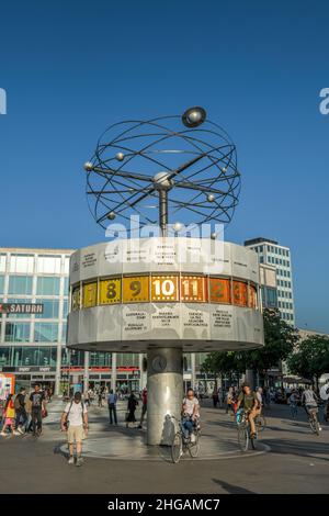 World Time Clock, Alexanderplatz, Mitte, Berlin, Germany Stock Photo - Alamy