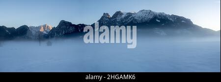 Grosser Oedstein in the evening light, Weng near Admont, Gesaeuse ...