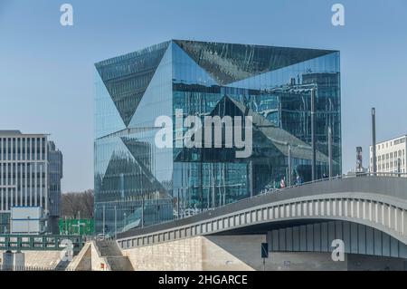 Cube office building, Washingtonplatz, Moabit, Mitte, Berlin, Germany ...