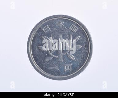 1 Yen coin, Japan Stock Photo - Alamy