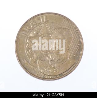 Coin, 25 Centavos, Brazil Stock Photo - Alamy