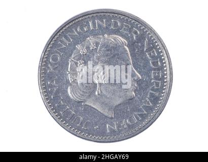 Money coin, 1 guilder, Netherlands Stock Photo - Alamy