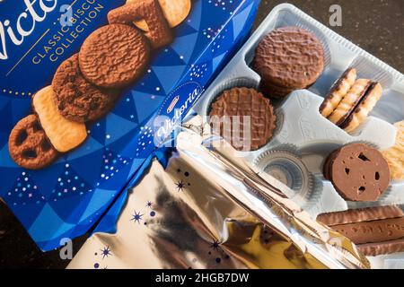 McVities Victoria biscuit selection Stock Photo - Alamy