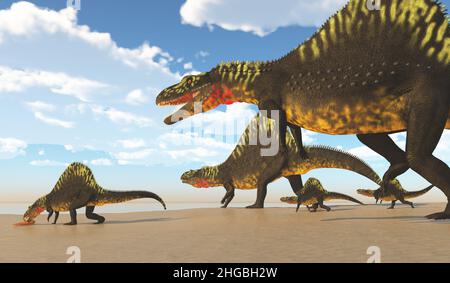 Arizonasaurus Dinosaur Beach Stock Photo - Alamy