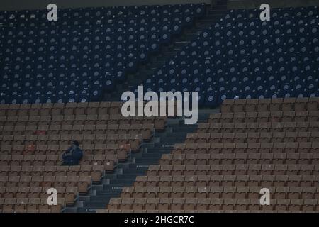 San Siro stadium empty during Inter - FC Internazionale vs SSC Napoli ...