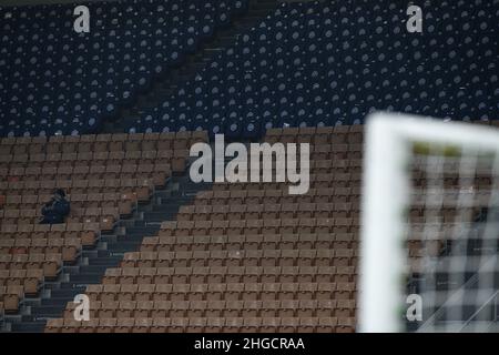 San Siro stadium empty during Inter - FC Internazionale vs SSC Napoli ...