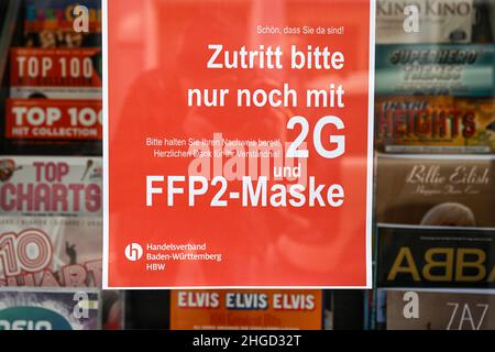 Ravensburg, Germany. 29th Nov, 2019. A sign at the entrance of a ...