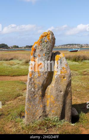 Menhir of Toeno - megalithic monument - lonely menhir on the coast at ...