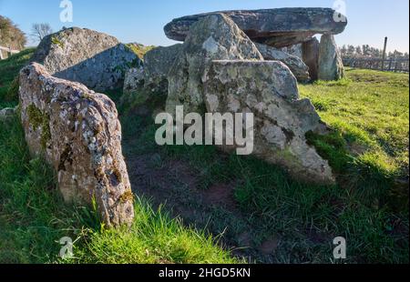 Arthur's Stone near Dorstone, Golden Valley, Herefordshire Stock Photo ...
