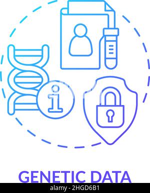 Security test blue gradient concept icon Stock Vector Image & Art - Alamy