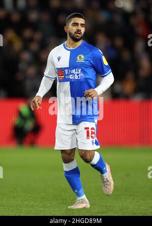 Blackburn Rovers' Dilan Markanday during the Carabao Cup, first round ...
