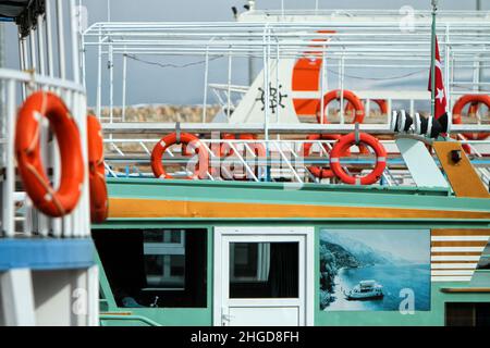 Boat Safety Throw Rings Stock Photo - Alamy
