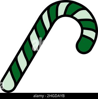 Stick Candy Icon. Editable Bold Outline With Color Fill Design. Vector ...