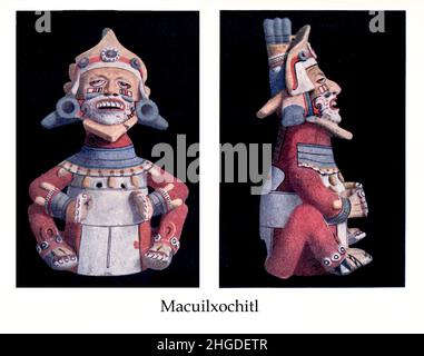 Xochipilli (is the god of art, games, dance, flowers, and song in Aztec ...