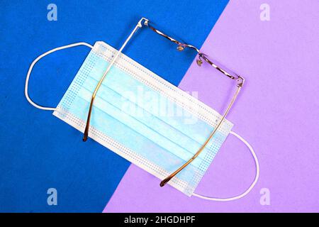 Invitation card mockup, blank greeting card template. Flat lay ...