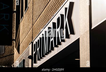 A branch of Primark in Burnley, Lancashire, as around 400 jobs are set ...