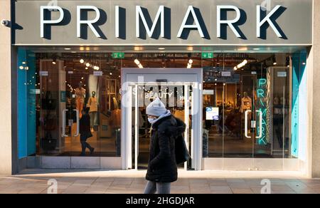 A branch of Primark in Burnley, Lancashire, as around 400 jobs are set ...
