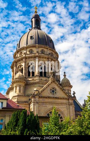 The Christuskirche, a Protestant church in Mainz, Germany Stock Photo ...
