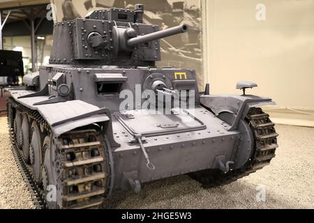 The Czech tank LT 38 was a light tank used by the Czechoslovak Army ...