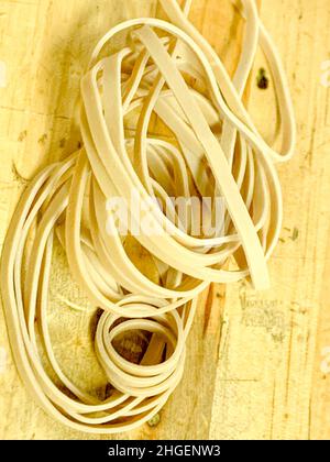 A bunch of colorful bright rubber bands for little girls blue ...