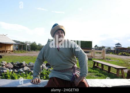 A man in ethnic clothes is a Scandinavian Stock Photo - Alamy