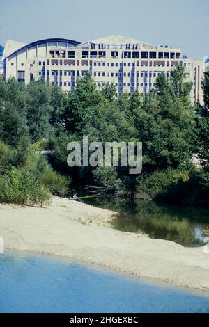 Archives 90ies: Construction of Interpol Headquarter building, Lyon ...