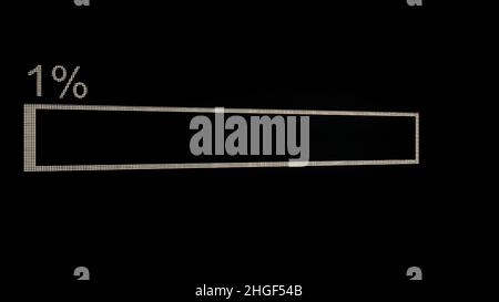 Progress bar. Illustration of uploading, downloading, transferring ...