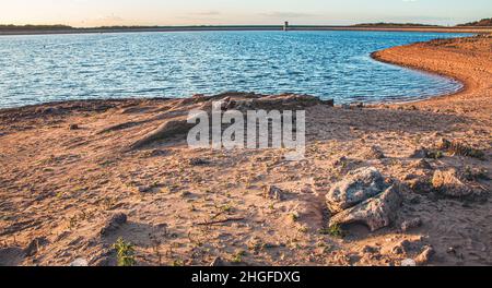 A Landscape of Foremark Reservoir, South Derbyshire Stock Photo - Alamy