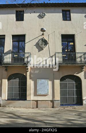 Library of Moià in the region of Moianès province of Barcelona ...