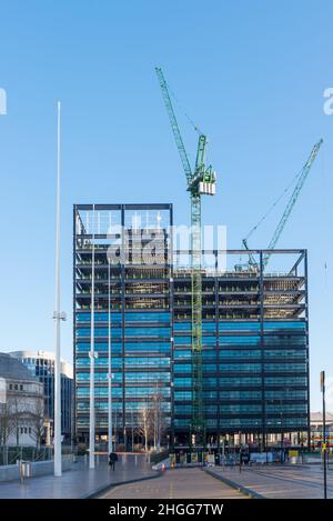 One Centenary Way office block nearing completion in Birmingham ...