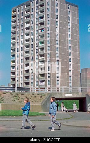 Ballymun Tower Block, Dublin, Ireland, in The Course of Demolition ...