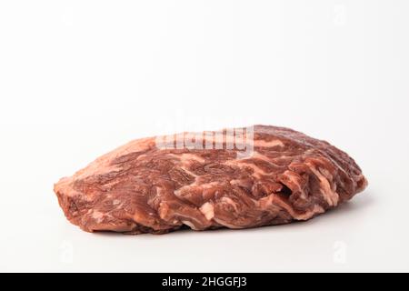 Beef front leg on white background Stock Photo - Alamy