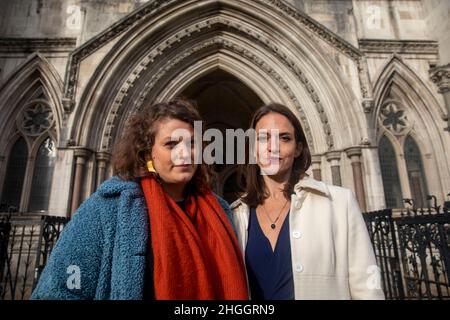 pic shows: Jamie Klingler, right and Anna Birley left RTS organisers ...