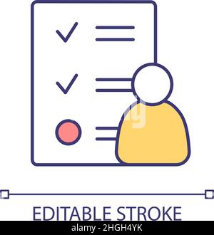 Legal permission RGB color icon Stock Vector Image & Art - Alamy