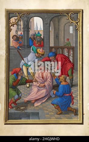 The Crowning with Thorns; Simon Bening, Flemish, about 1483 - 1561 ...