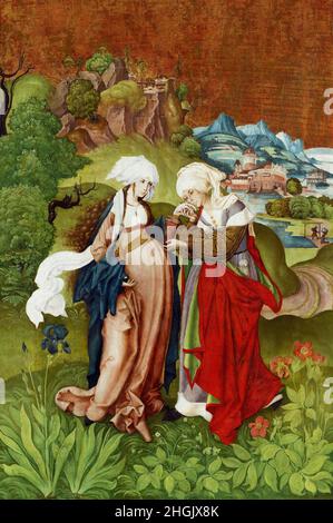 The Visitation, from Selmecbánya by Master MS, Marten Schwartz1506 15th ...