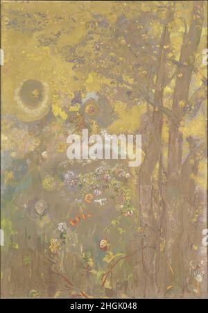 Odilon Redon - The Trees Stock Photo - Alamy