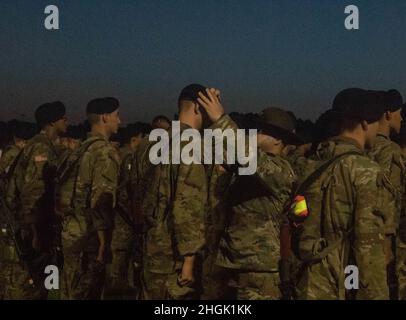 Staff Sgt. Ryan LeBoeuf, a drill sergeant assigned to 2nd Battalion ...