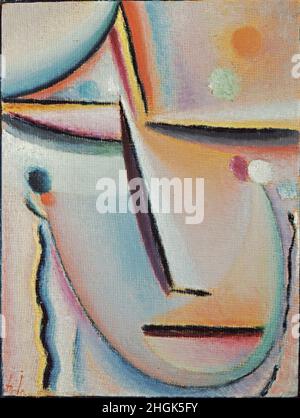 Alexej von Jawlensky – Meditation on a Gold Background (Meditation auf ...