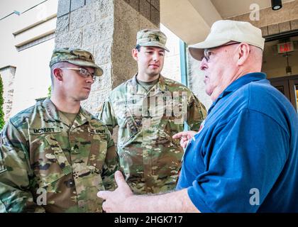 From left, Retired Command Sgt. Maj. Charles Fitzpatrick, Command Sgt ...