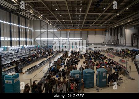 Evacuees prepare to leave Ramstein and head to more transient locations ...