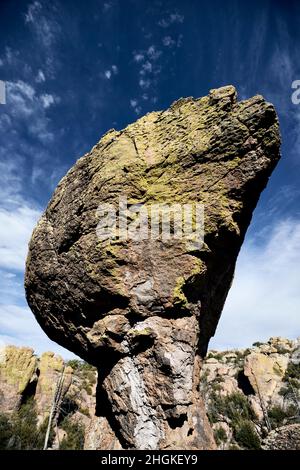 Balancing Rock Chiricahua National Monument Arizona Stock Photo - Alamy