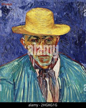 Van Gogh Portrait of a Peasant (Patience Escalier), 1888; Vincent Van ...