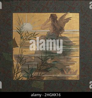 Alexandre de Riquer - Composition with winged nymph at sunrise - Google ...