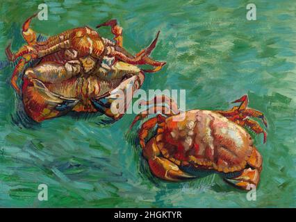 Two Crabs, 1889 - Vincent Van Gogh Stock Photo - Alamy