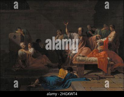 'The Death of Socrates' by Jean Francois Pierre Peyron captures the ...